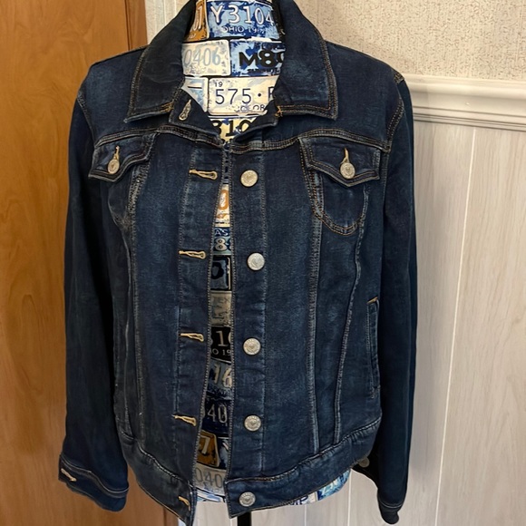 torrid | Jackets & Coats | Torrid Denim Jacket Womens Blue Jean Dark ...